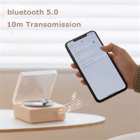 X11 Retro Record Player Model Portable Speaker Bluetooth Speaker Rotation Button Alarm Clock