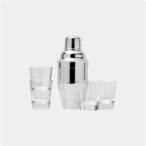 Houdini 5pc Shaker And Shot Cup Set