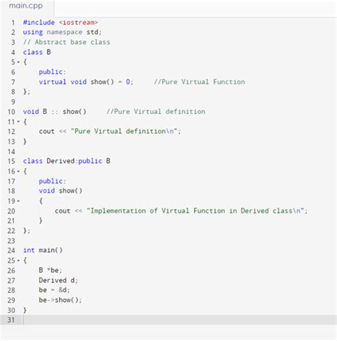 Understanding Abstract Class In C With Example Code