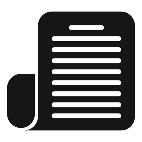 finance paper icon simple vector report document 15160164 vector art
