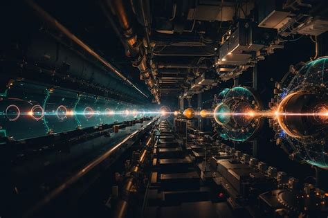 Premium Ai Image Particle Physics Experiment