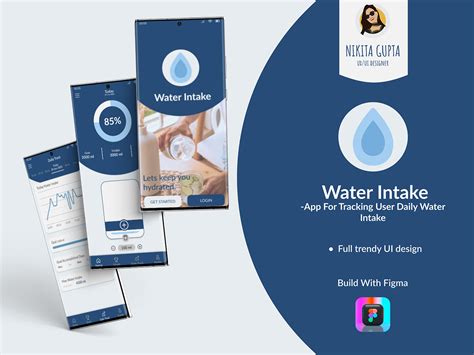 Water Consumption Tracking App- UI Design Case Study :: Behance