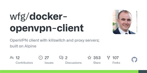 GitHub Wfg Docker Openvpn Client OpenVPN Client With Killswitch And