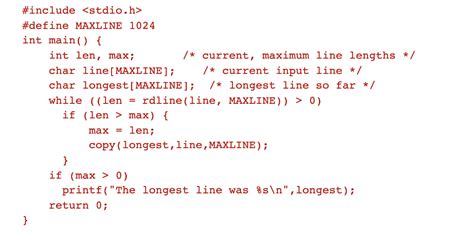 Solved Include Define Maxline 1024 Int Main Int Len