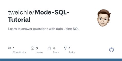Mode Sql Tutorial1 Basic Sqlsql At Master · Tweichlemode Sql