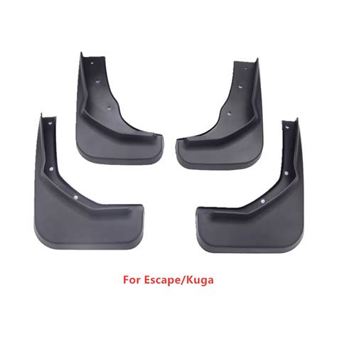 Pvc 머드 가드는 포드 이스케이프 Kuga 2013 2019 자동차 타이어 휠 윙 머드 가드에 대한 펜더를 보호흙받기