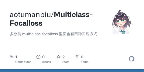 Github Aotumanbiu Multiclass Focalloss Multiclass Focalloss