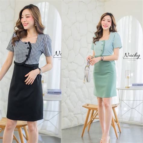 เดรสทำงานรุ่นใหม่มาแล้วจ้า Kankanokphathai Thaipick