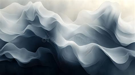 abstract wave pattern flowing dynamic elegant curves in soft