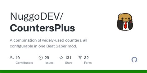 Github Nuggodevcountersplus A Combination Of Widely Used Counters