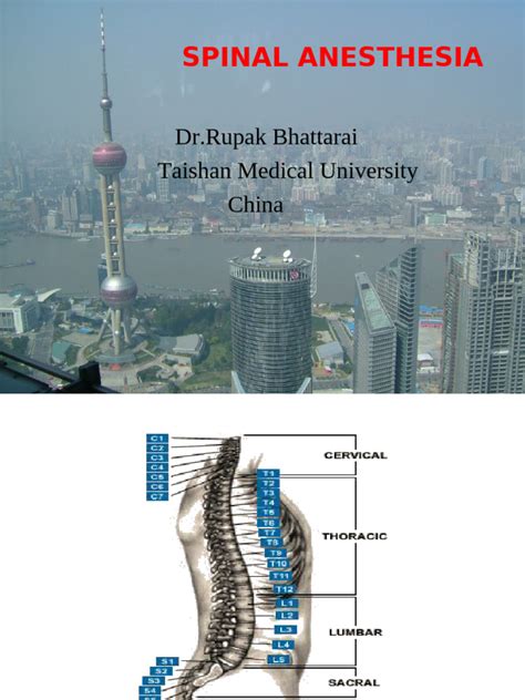 Spinal Anesthesia Powerpoint Pdf Anesthesia Clinical Medicine