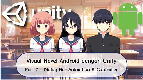 visual novel android dengan unity part 7 membuat dialog bar