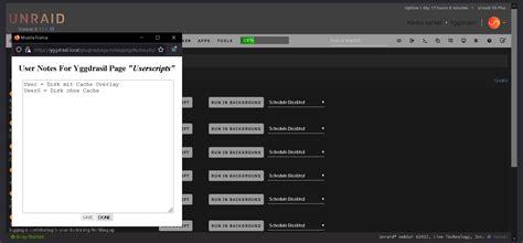 Plugin User Notes Plugin Support Unraid