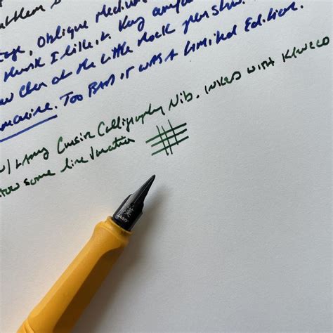 Bespoke Nibs Vs Stock Nibs One Week With The Lamy Cursive Nib — The Gentleman Stationer
