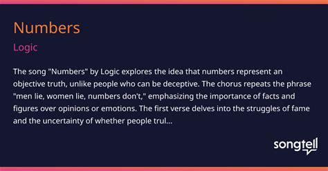 Meaning Of Numbers By Logic