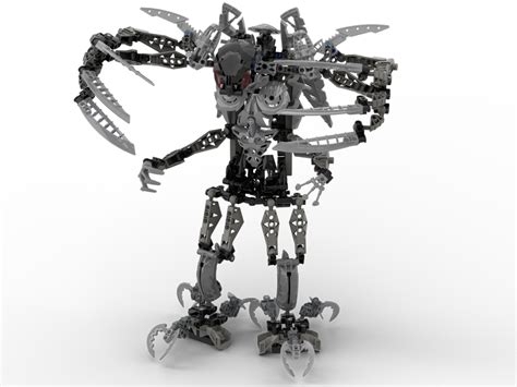 Lego Moc Bionicle Dark Hunter Gladiator Mod No Illegal Connections By