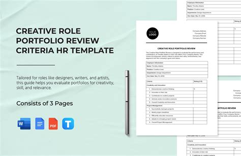 Portfolio Review Template