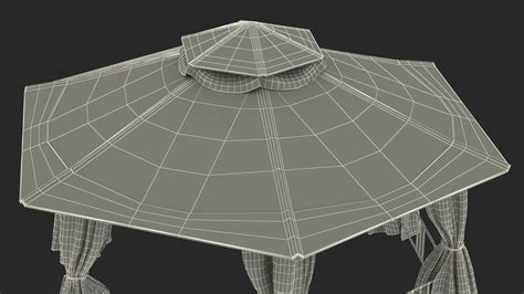 Garden Fabric Canopy 3d Model 34 3ds Blend C4d Fbx Max Ma Lxo