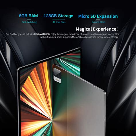 새로운 월드 프리미어 태블릿 패드 프로 맥스 6gb 128gb 롬 10 인치 lcd 스크린 윈도우 안드로이드 태블릿