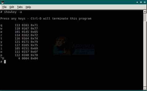 How To Lookup An ASCII Table In Linux