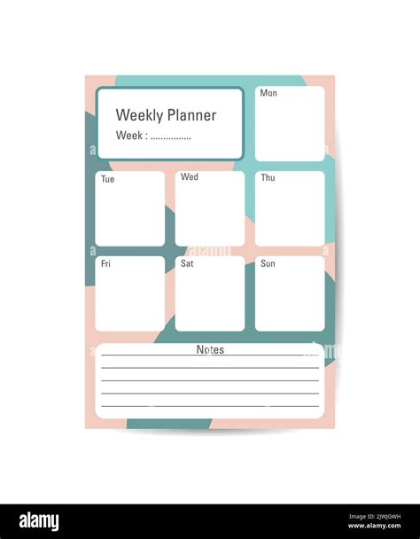 Printable Notes List Template Designs Cut Out Stock Images Pictures Alamy