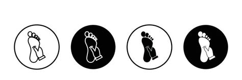 Reflexology Foot Massage Icon Royalty Free Vector Image
