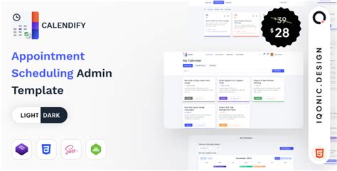 Calendify Vuejs Laravel Html Appointment And Calendar Schedule Admin Template By Iqonicdesign