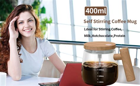 Vdhu Electric Mixing Mug Self Stirring Coffee Mug With Lid
