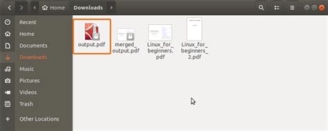 Cómo combinar archivos PDF en Linux