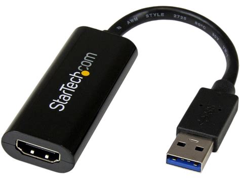 Usb32hdes Slim Usb 3 0 To Hdmi External Video Card Multi Monitor Adapter Usb