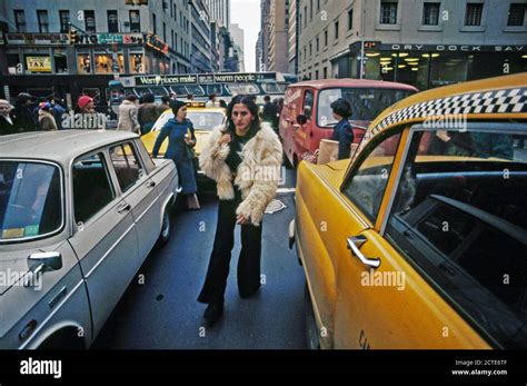 New York Taxi 1970s Banque De Photographies Et Dimages à Haute