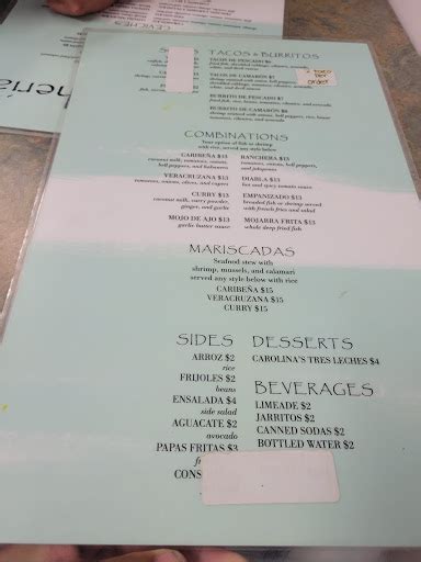 La Cevicheria Menu Latest Full Update 2026