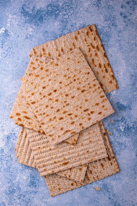 Traditional Jewish Bread Matzo For Passover Stock Image Image Of
