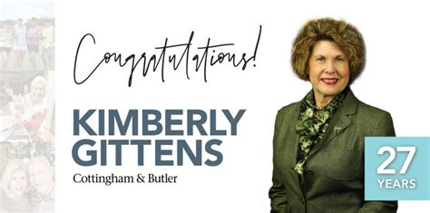 Congratulations Kim Gittens On Your Retirement From Cottingham And Butler