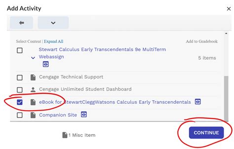 Brightspace Cengage Integration Uvm Knowledge Base