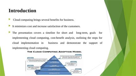 Implementing Cloud Computing In Business Short And Long Term Goals Cost Benefit Analysis And