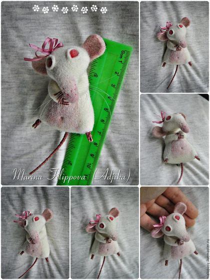 Купить или заказать Броши мышки для примера сухое валяние в интернет магазине на Ярмарке