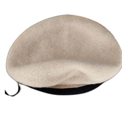 Woollen Light Brown Security Guard Beret Cap Size Medium At ₹ 90