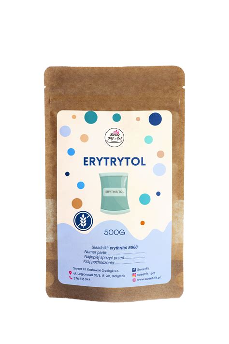 ERYTRYTOL 500g | Sweet Fit & Eat Białystok | Bezglutenowa Cukiernia ...