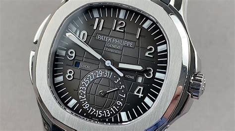 Patek Philippe 5164a 001 Aquanaut Travel Time Tiffany And Co Patek