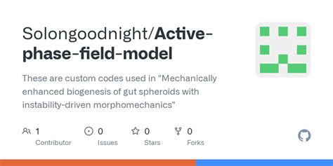GitHub Solongoodnight Active Phase Field Model These Are Custom Codes Used In Mechanically