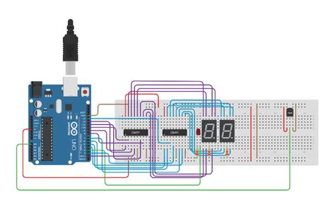 Circuit Design Sicaklik DeĞerİnİ İkİ Basamakli 7 Segmente Yazdirma