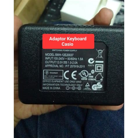 Jual Adaptor Casio Ctk 6250 Power Adapter Keyboard Casio Ctk Dll Shopee Indonesia