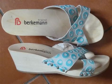 Berkemann Holzklepper Pantoletten Zoccoli Clogs Sandalen Klapperlatschen Gr Eur