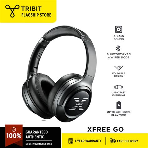 Tribit Xfree Go S Bluetooth Headphones Wireless Headphones Over Ear