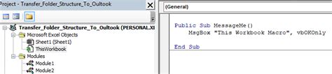 Vba Calling Excel Macro From Outlook 16 Stack Overflow