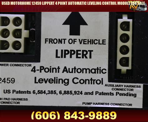 rv components used motorhome 12459 lippert 4 point automatic leveling