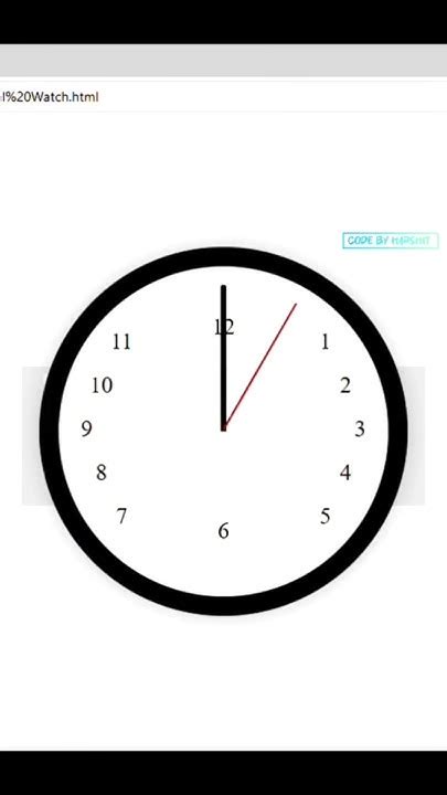 Analog Digital Watch Using Html Css Htmlcssjavascript Frontend