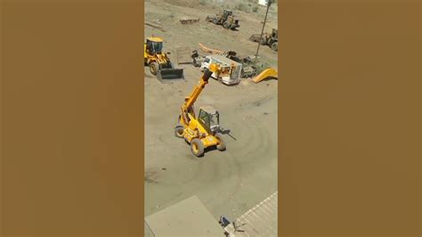 Jcb Telehandler Height Experiment Telehandler Jcbmachine Jcbvideo Shortvideo Shorts Youtube