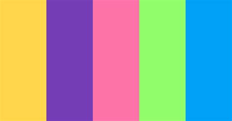 Bright Set Color Scheme Blue